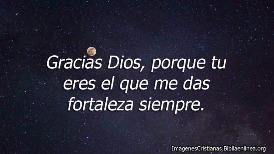 Imágenes cristianas Dios me fortalece